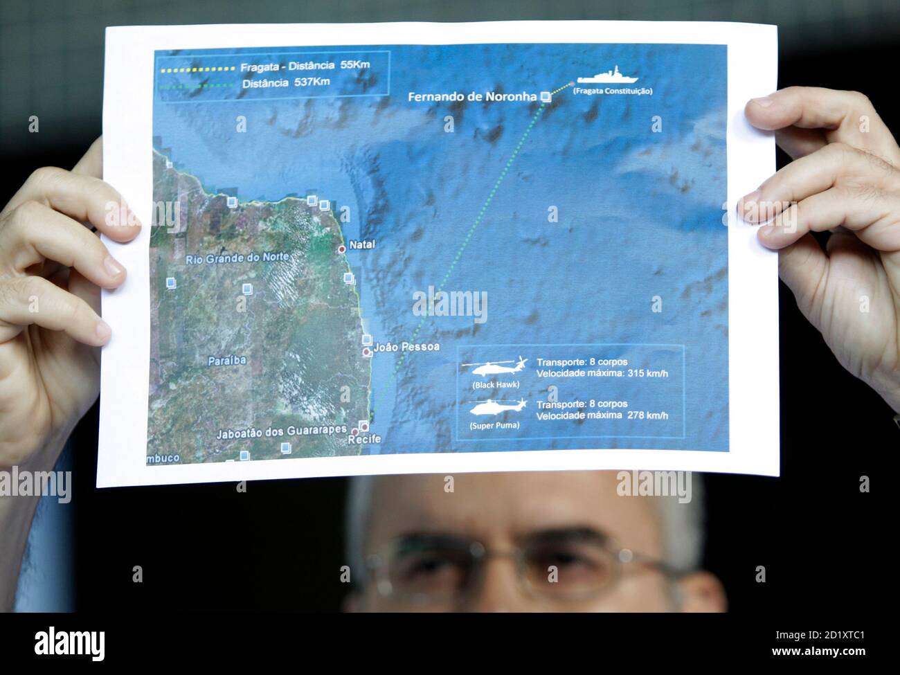 Recife map hi-res stock photography and images - Alamy