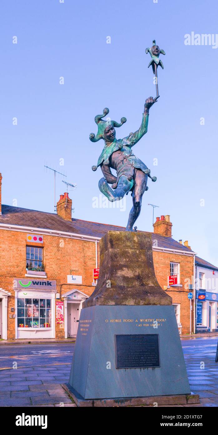 Statue of the fool from "As you like it" by William Shakespeare in ...