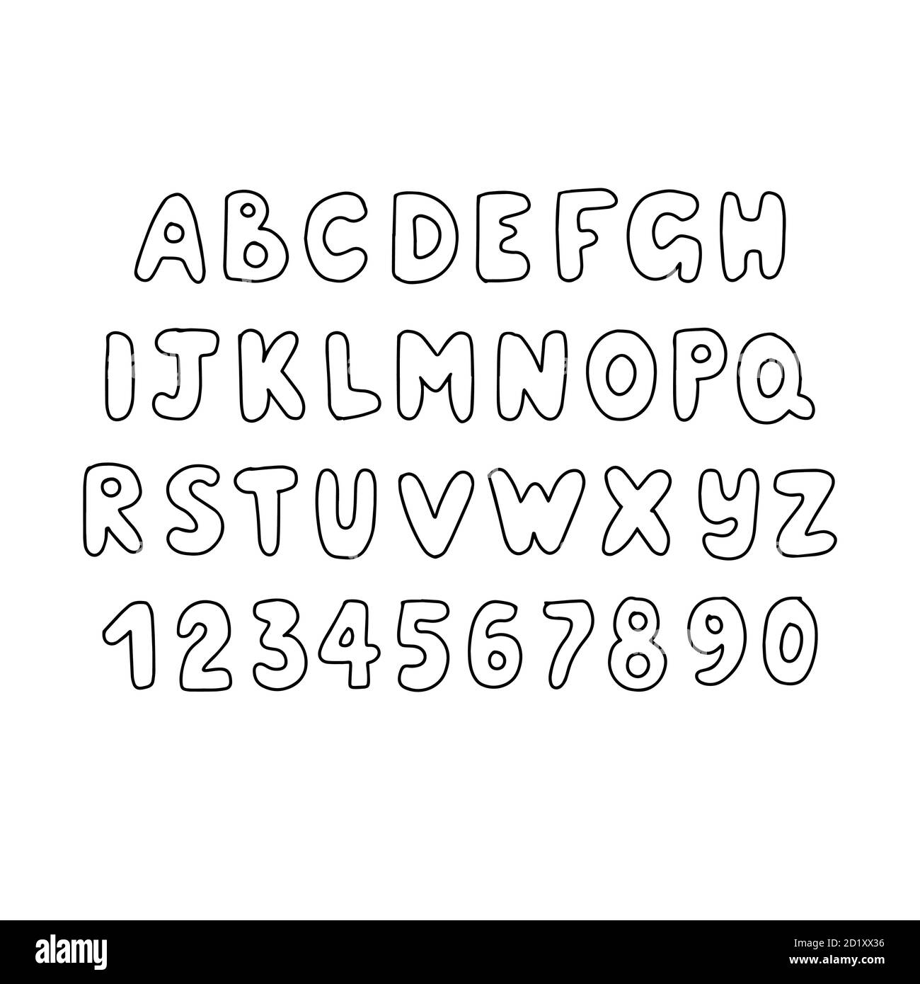 Alphabet letters Black and White Stock Photos & Images - Alamy