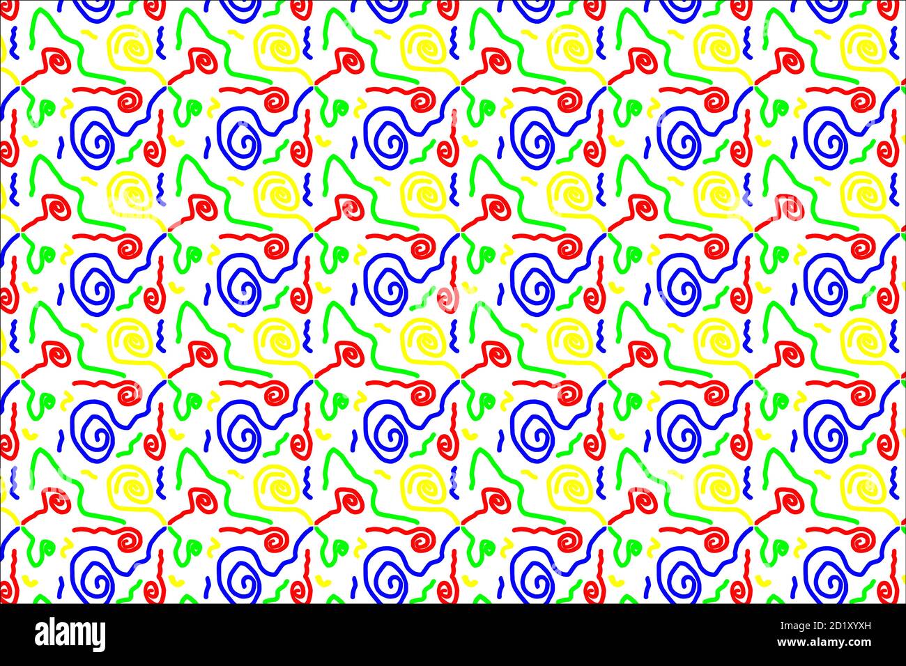 Squiggly lines vector Stock Vector Images - Alamy