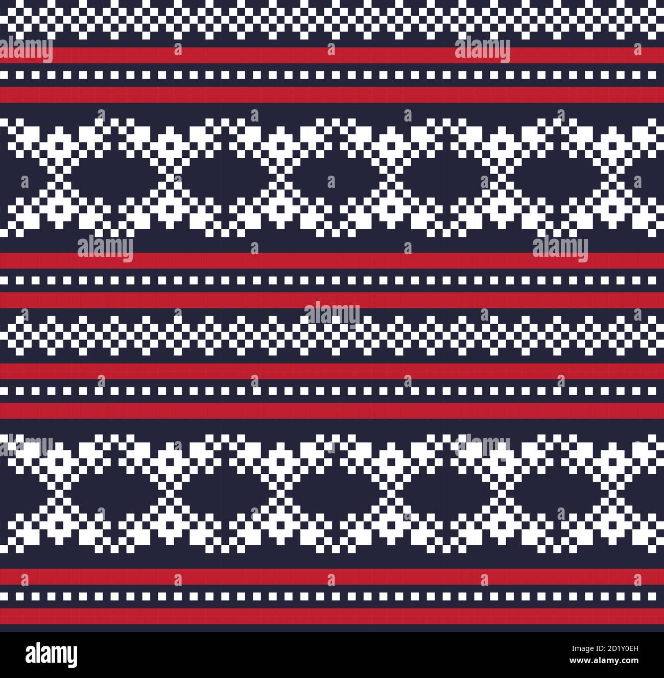 Christmas fair isle pattern background for fashion textiles, knitwear ...