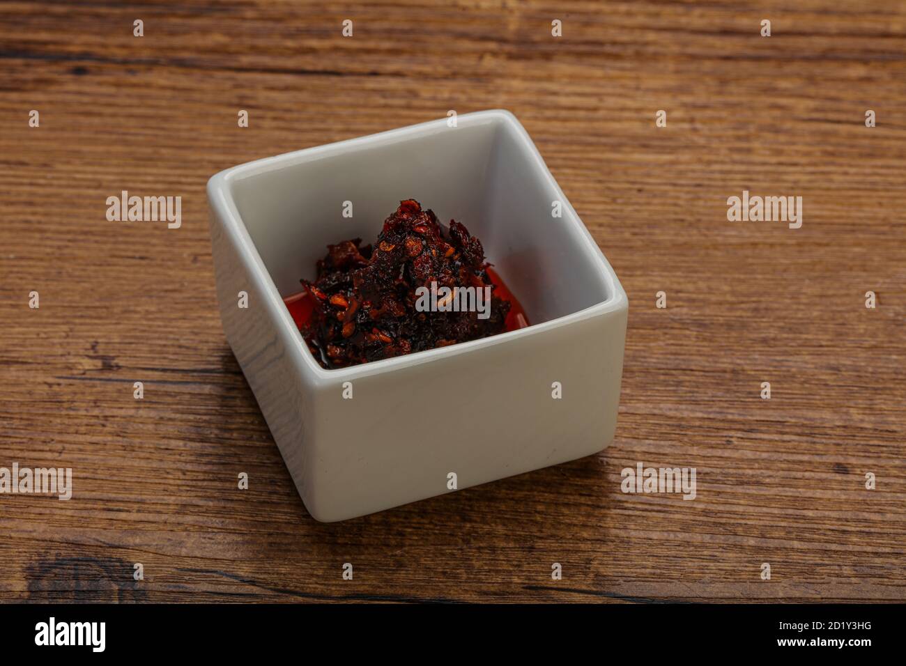 Vietnamese Fried chili pepper sauce with oil Stock Photo - Alamy