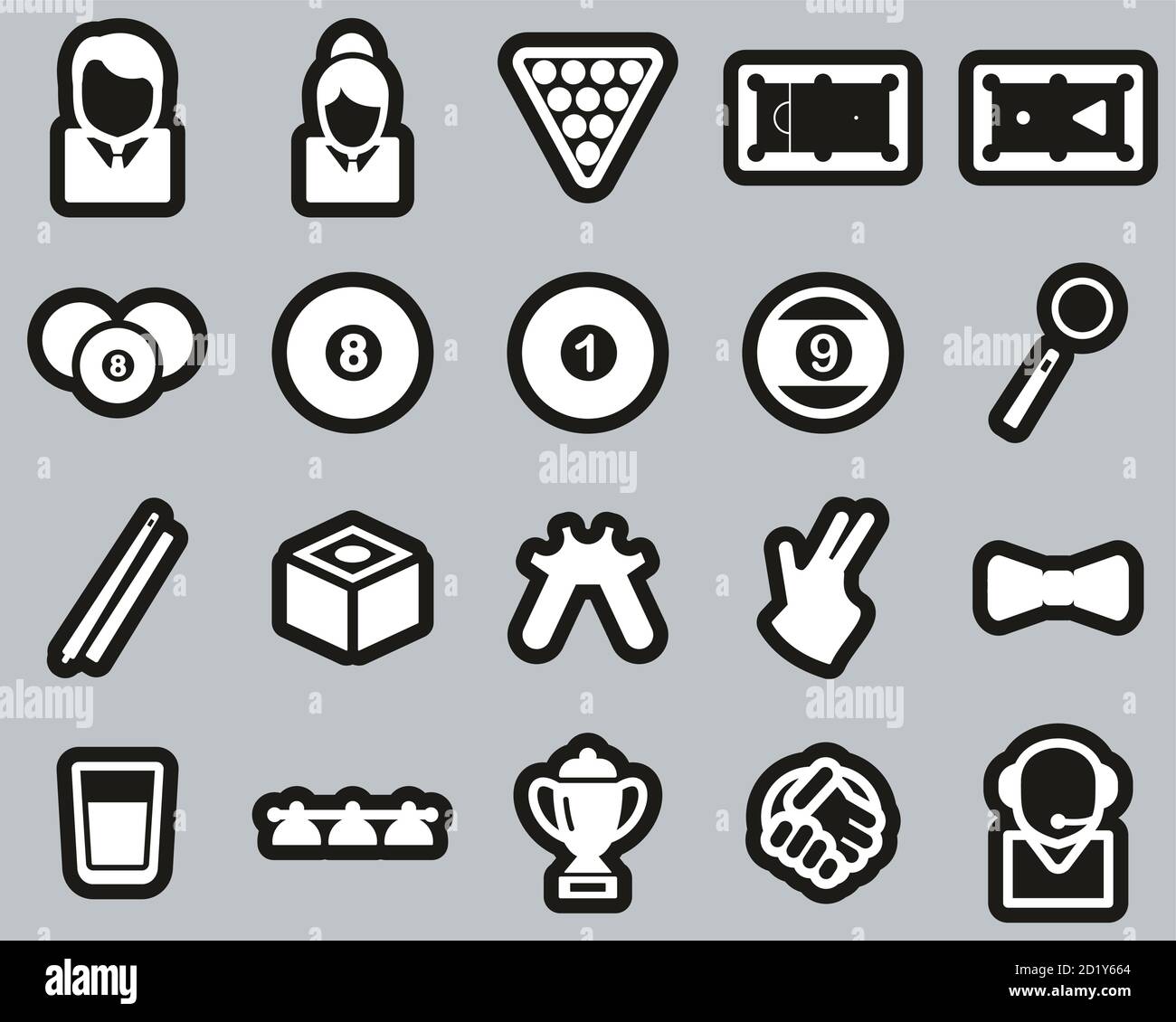 Female pool player Stock Vector Images - Alamy