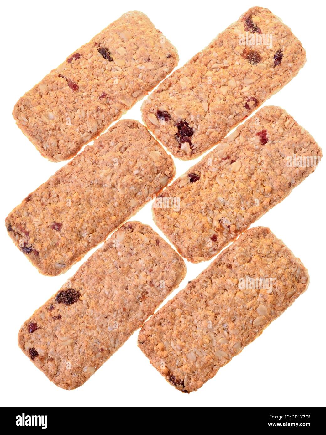 Appetizing chip cookies close-up top view isolated on white background ...