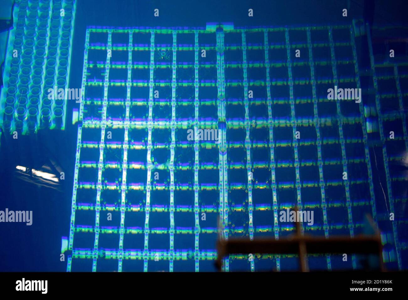 Uranium rods in a nuclear reactor hi-res stock photography and images ...