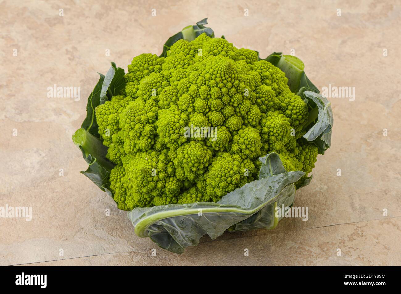 Tasty Vegan organic food - Romanesco cabbage Stock Photo - Alamy