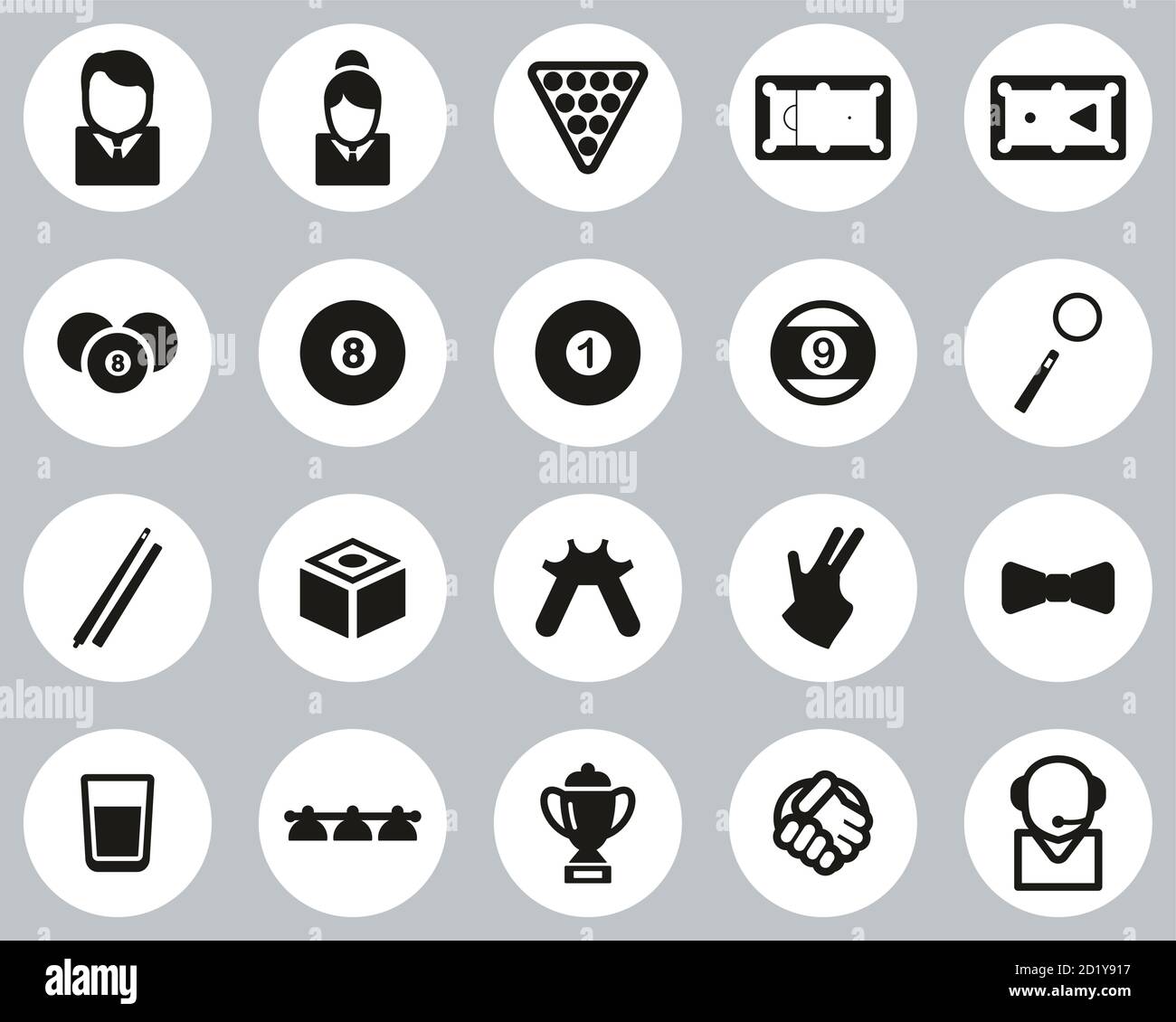 Female pool player Stock Vector Images - Alamy