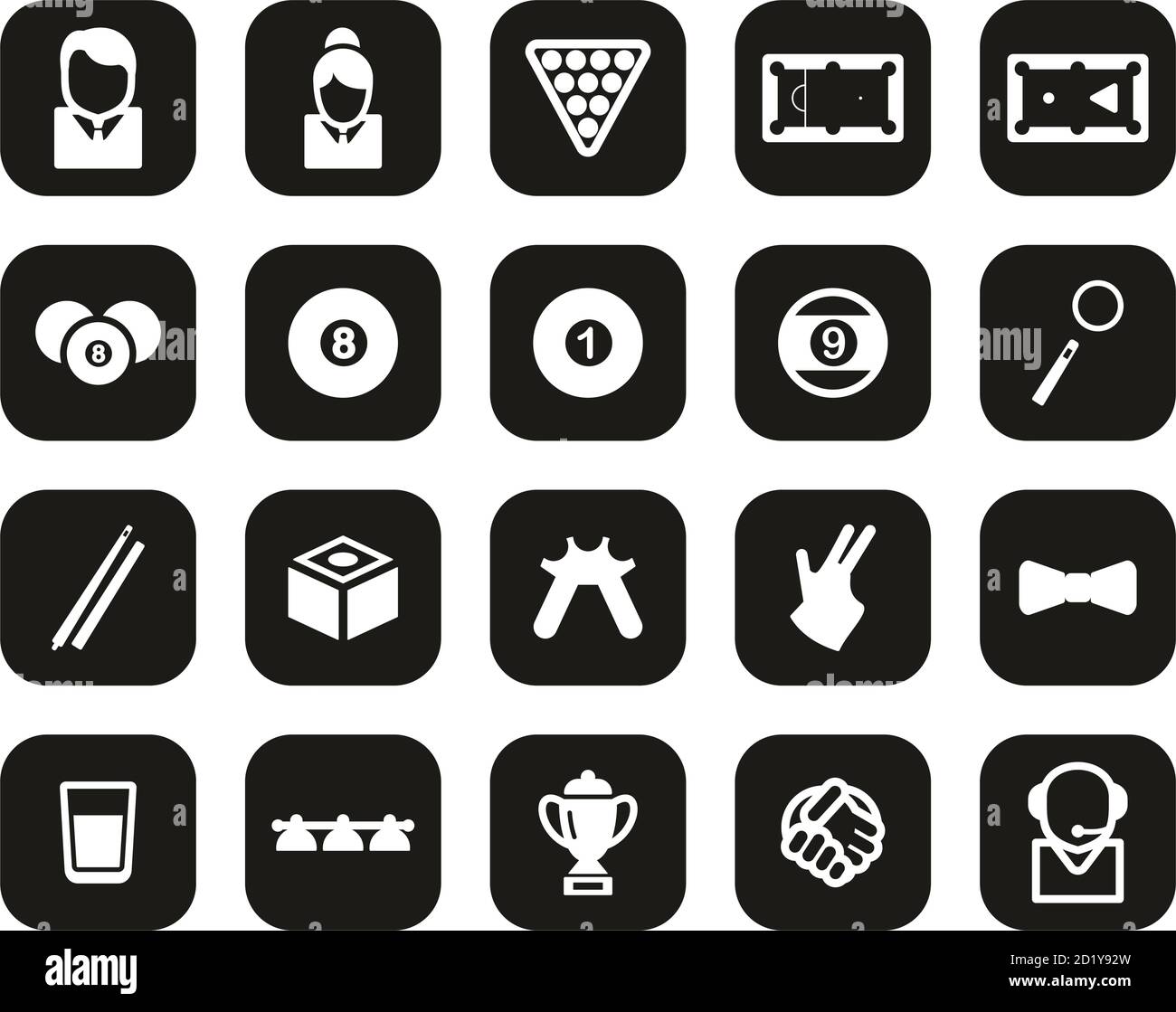 Female pool player Cut Out Stock Images & Pictures - Alamy