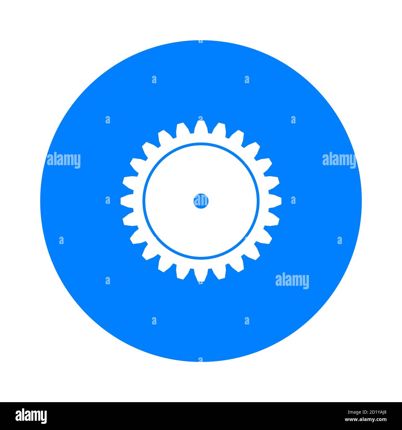 Gear and circle Stock Photo - Alamy