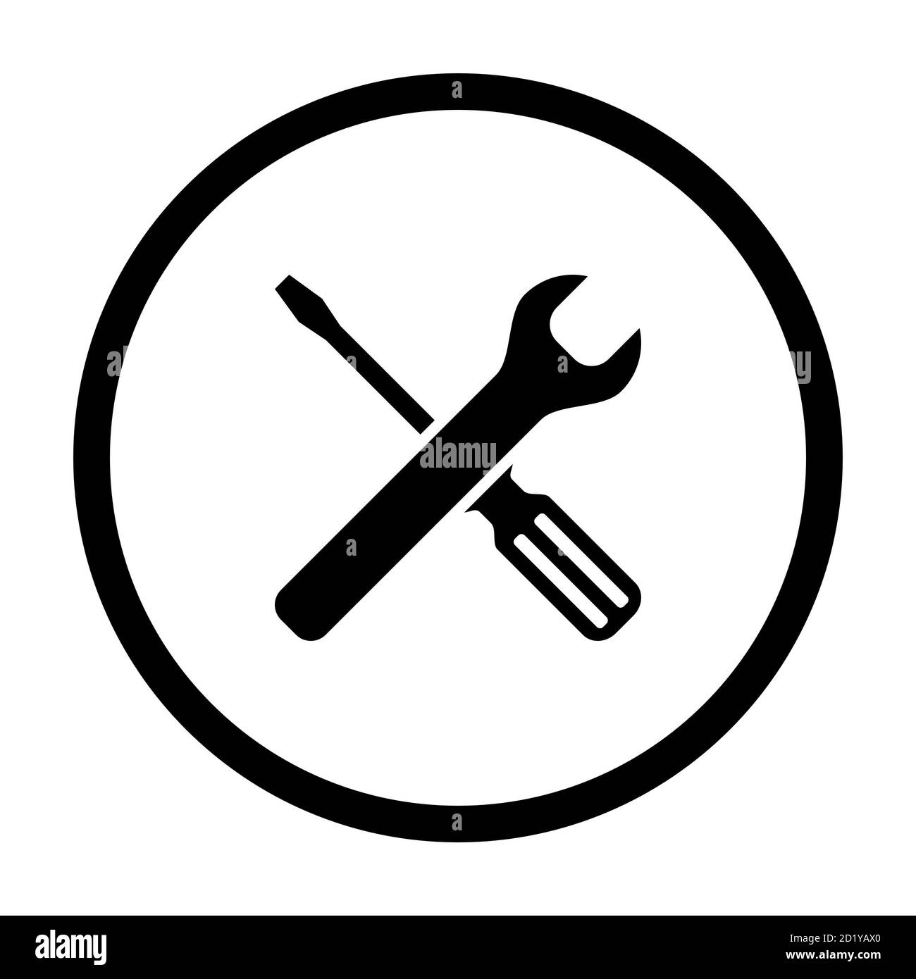 Tools and circle Stock Photo - Alamy