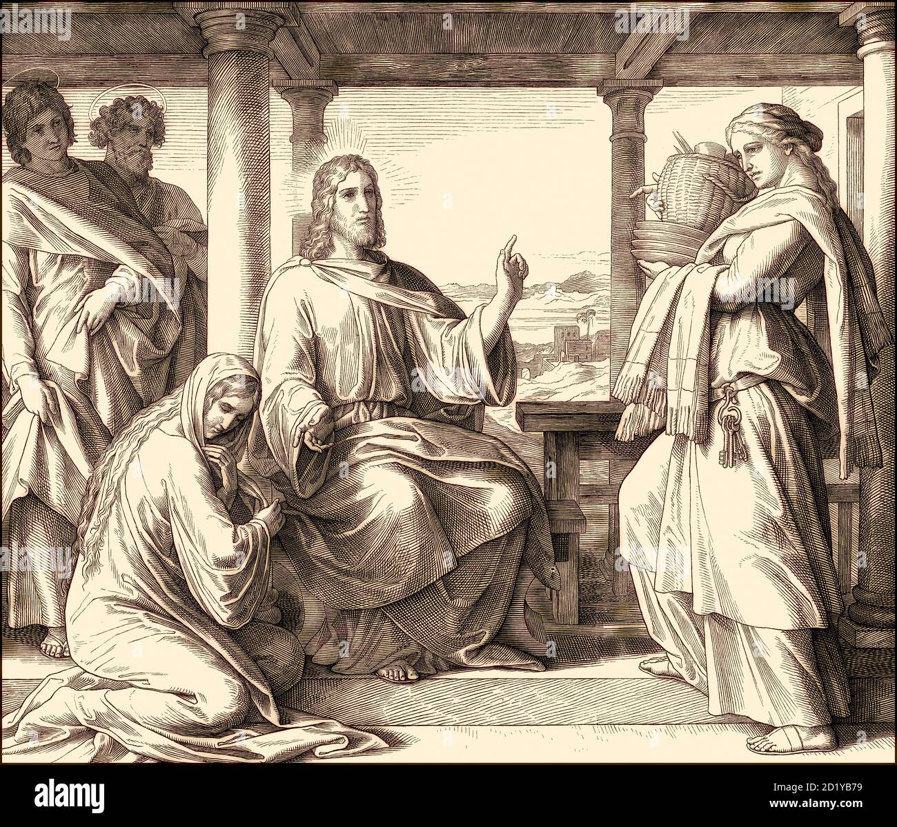 Mary and martha bethany hi-res stock photography and images - Alamy