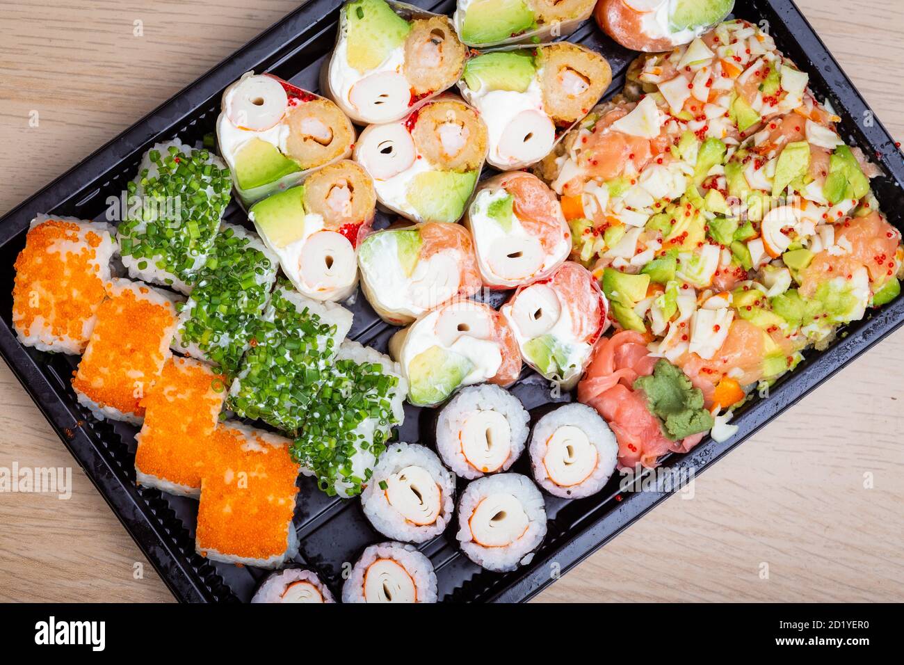 Top view table sushi hi-res stock photography and images - Alamy