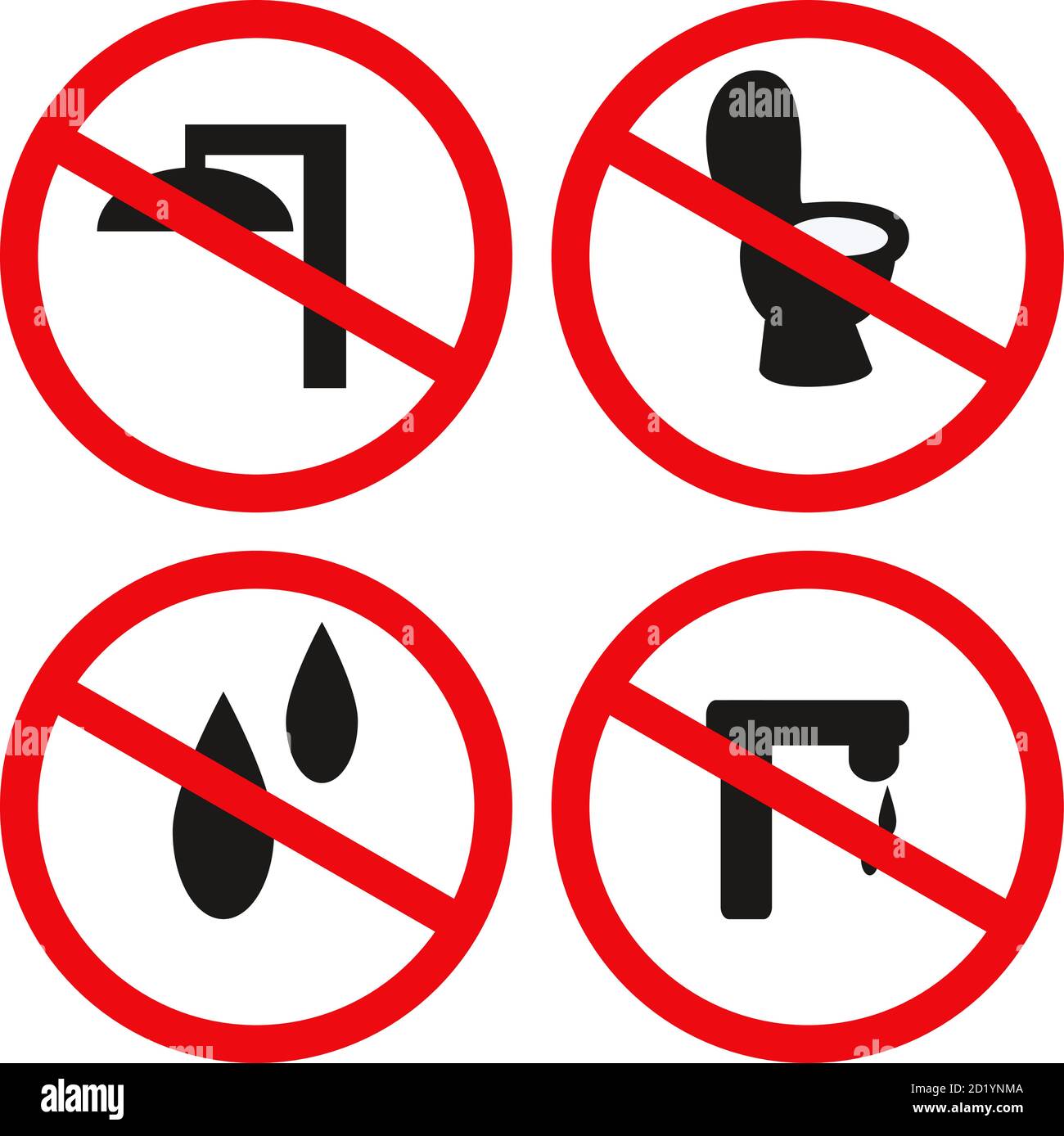 Signs for the toilet Stock Vector Images - Alamy