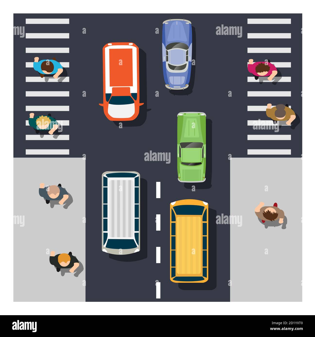 The top view from above is a map of the city with town infrastructure ...