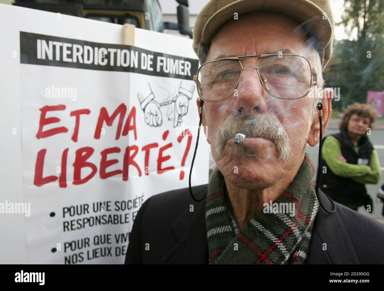 Man Smoking Cigarette France High Resolution Stock Photography and ...