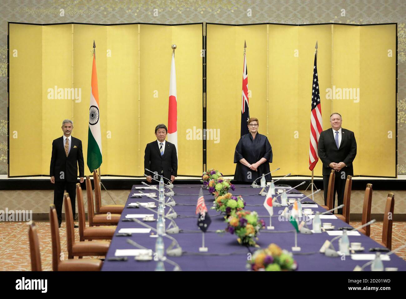 Quadrilateral security dialogue hi-res stock photography and images - Alamy
