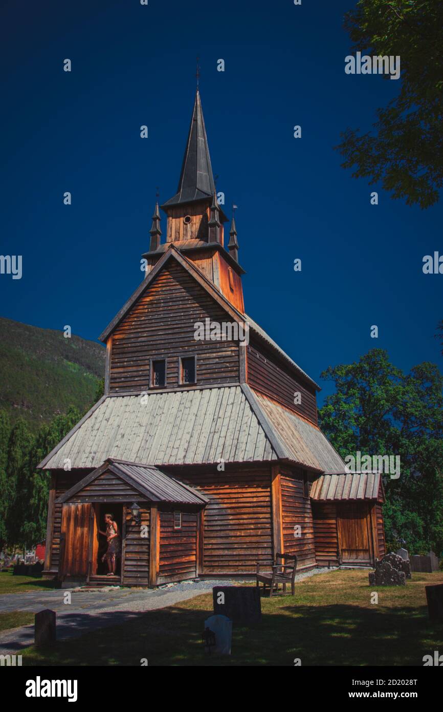 Rare norwegian stave church hi-res stock photography and images - Alamy