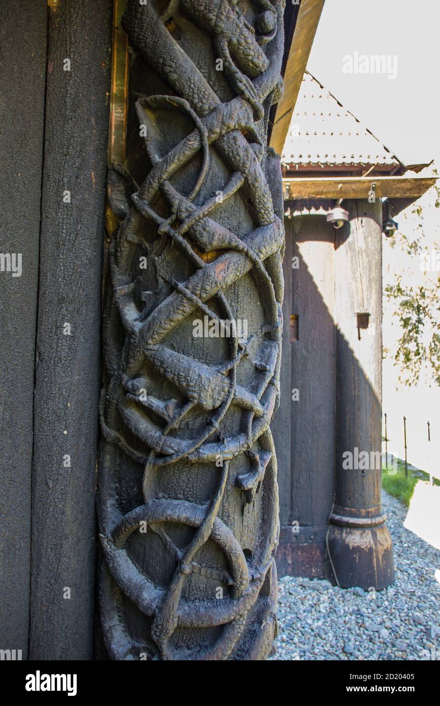 Rare norwegian stave church hi-res stock photography and images - Alamy