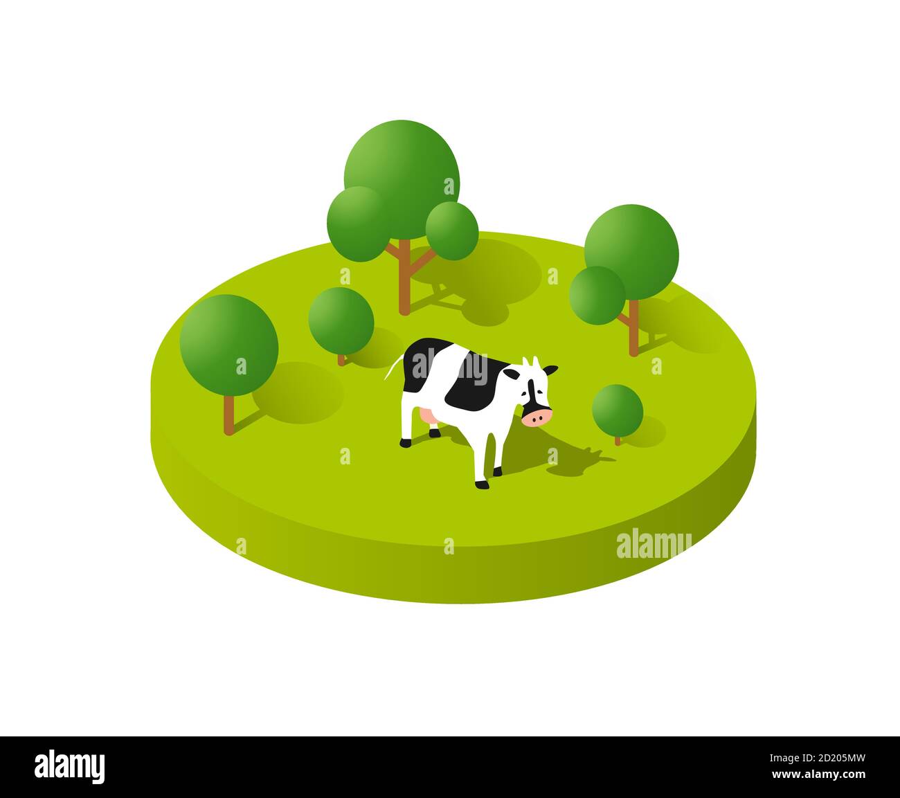 Rural icon countryside ecological landscape farm with Stock Vector ...