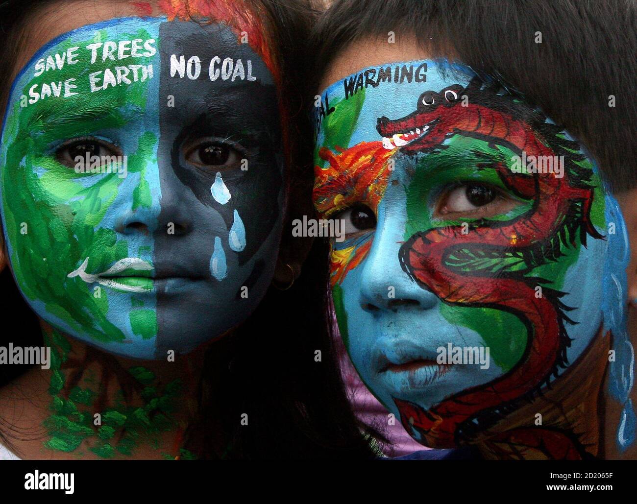 Face Painting On Environment