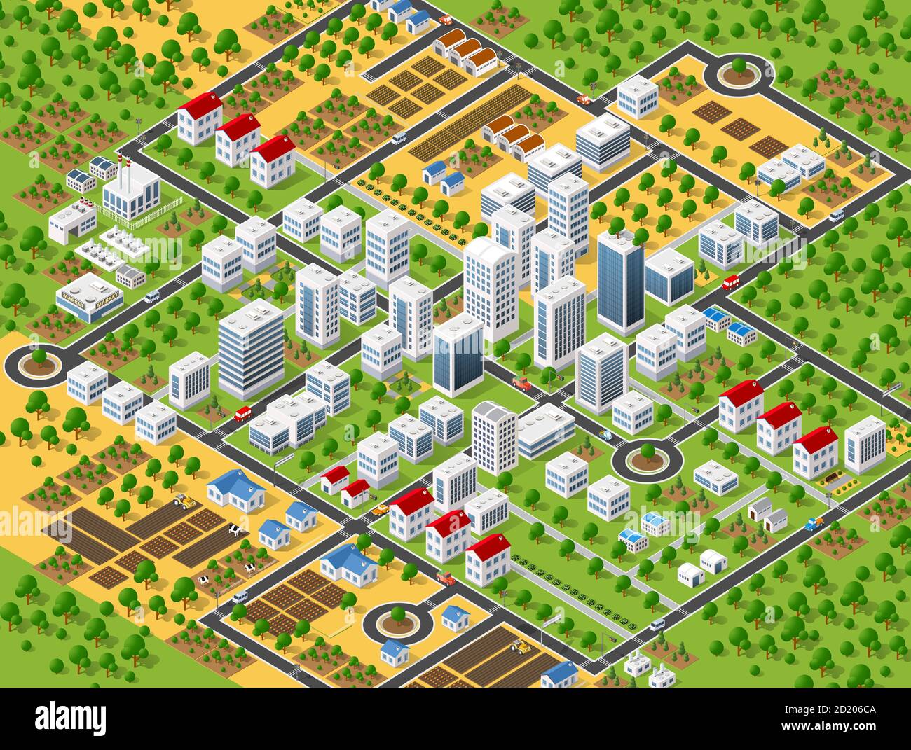 City Building Texture Map