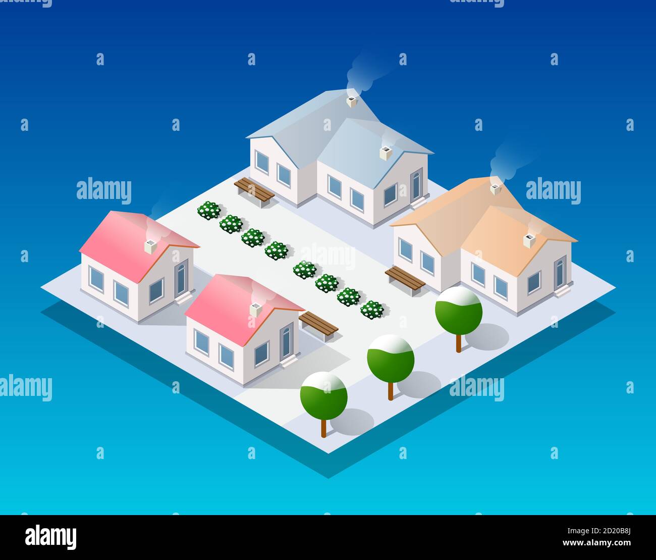 Tree quarter view Stock Vector Images - Alamy
