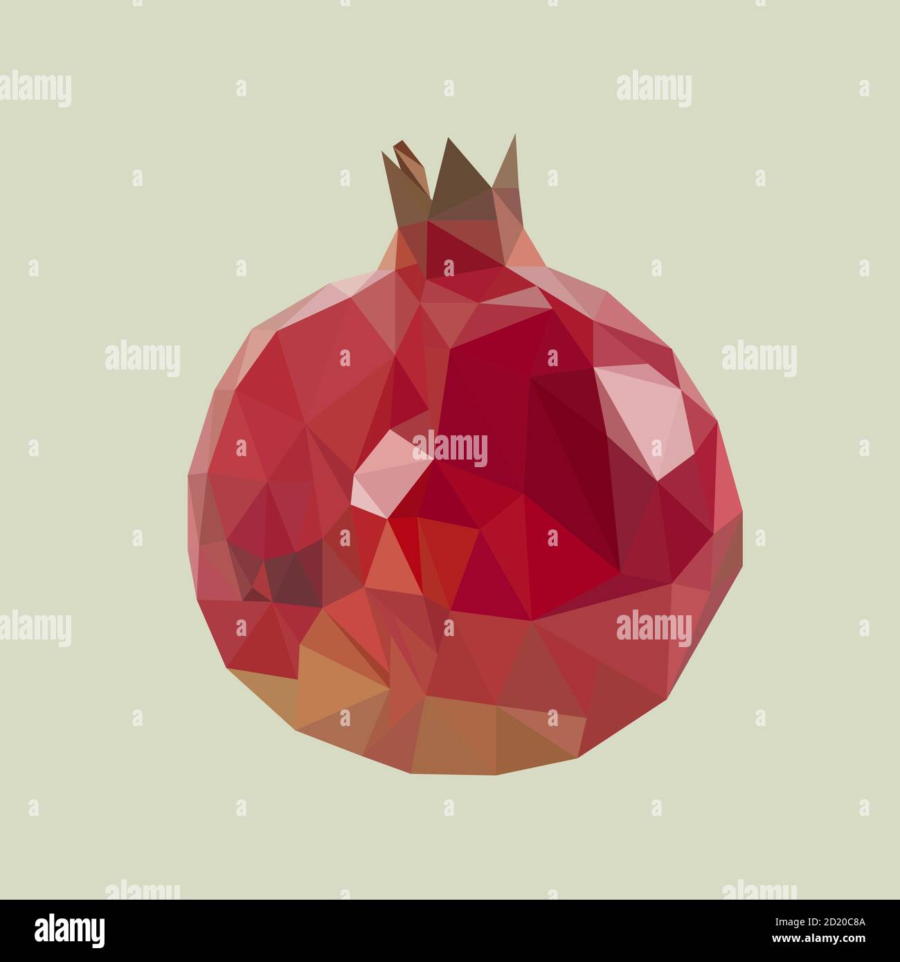 Pomegranate grains Stock Vector Images - Alamy