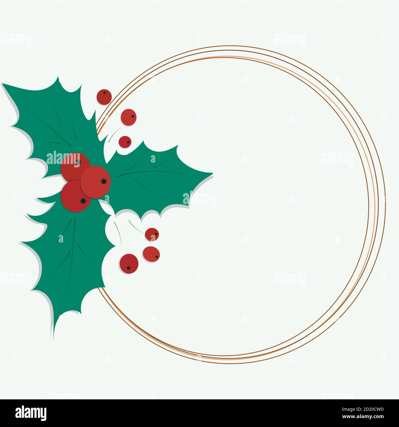 Merry christmas decorations hand Stock Vector Images - Alamy