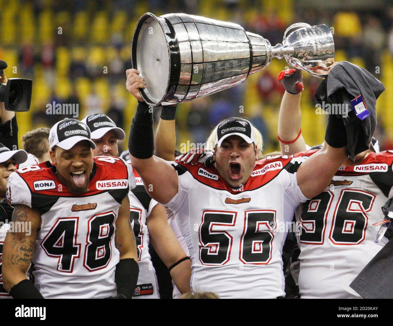 Grey cup trophy canada hi-res stock photography and images - Alamy