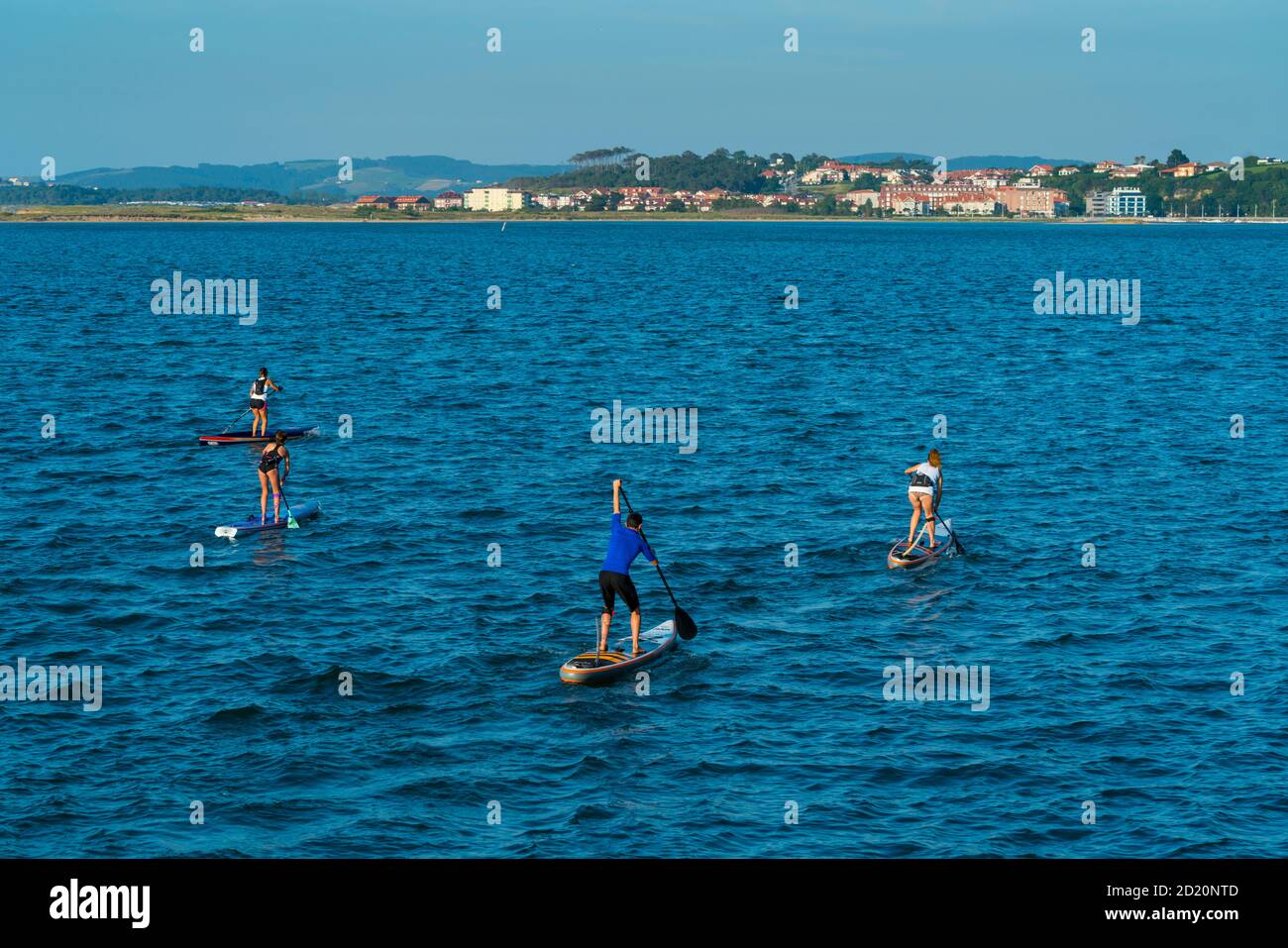 Paddle Surf, Somo Village, Santander Bay, Santander, Cantabria, Spain ...