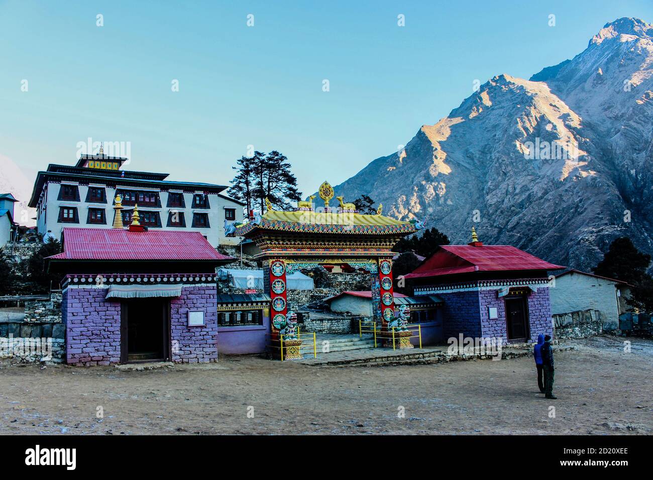 Dingboche Monastery in the Himalayas, Nepal Stock Photo - Alamy