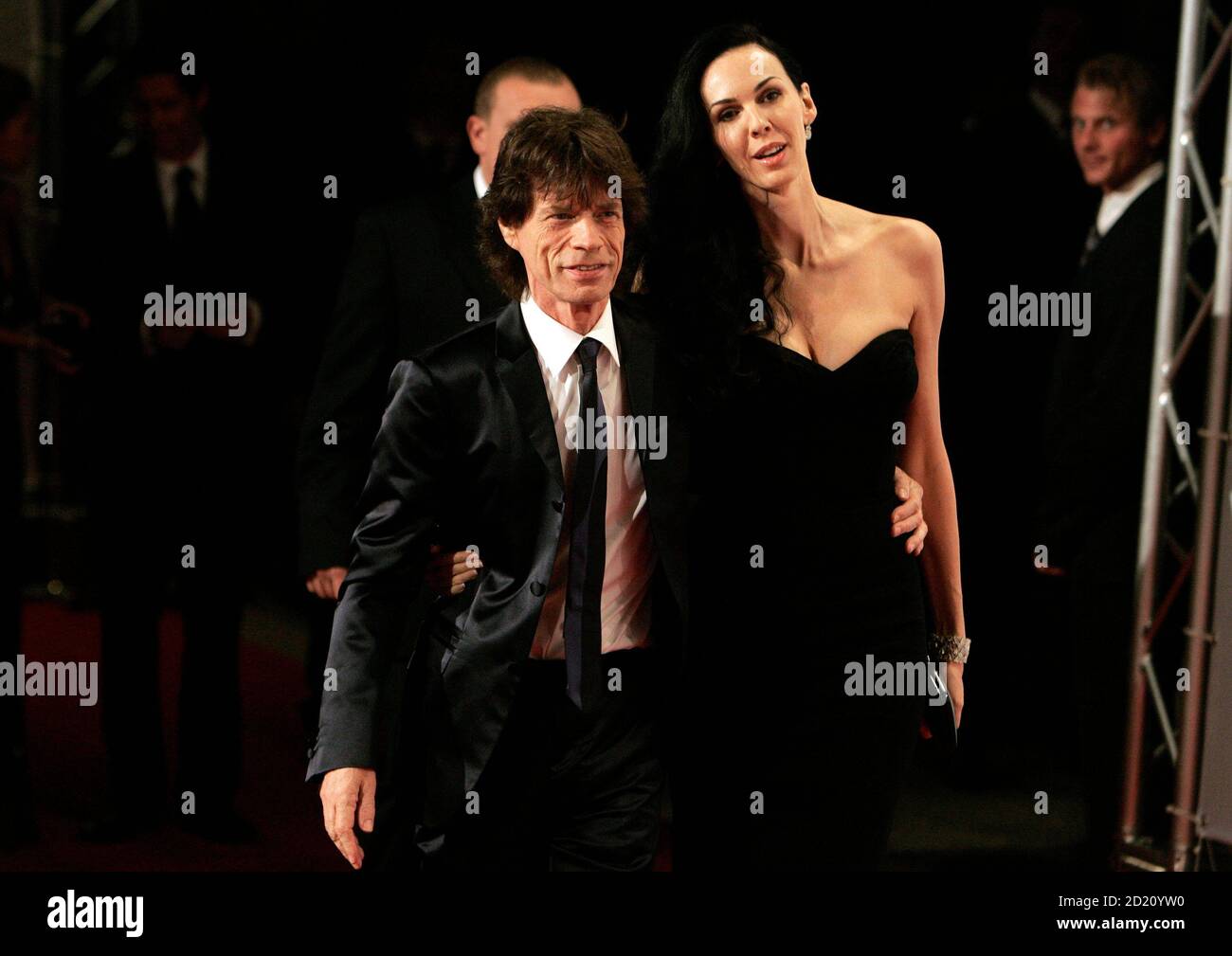 L’wren scott and mick jagger hi-res stock photography and images - Alamy