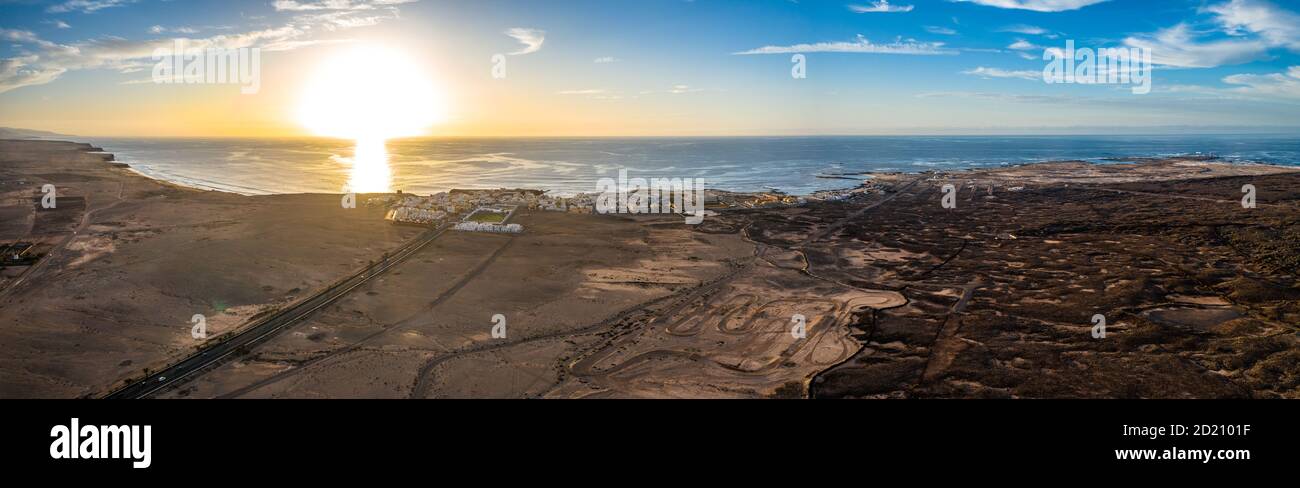 El Cotillo, Fuerteventura. Amaszing Aerial Shot. Canary Islands, Spain ...