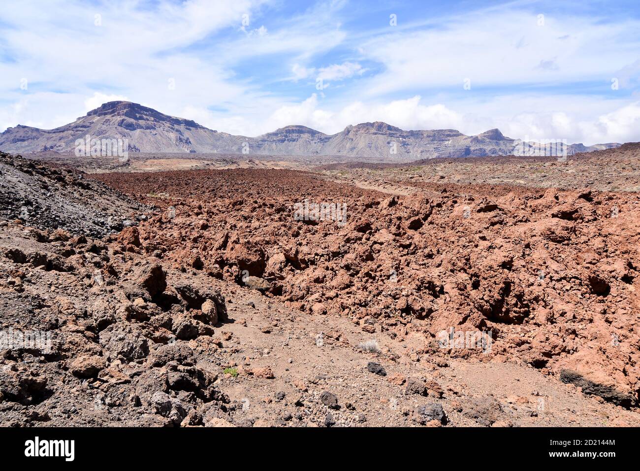 Desert valley landscape Stock Photo - Alamy