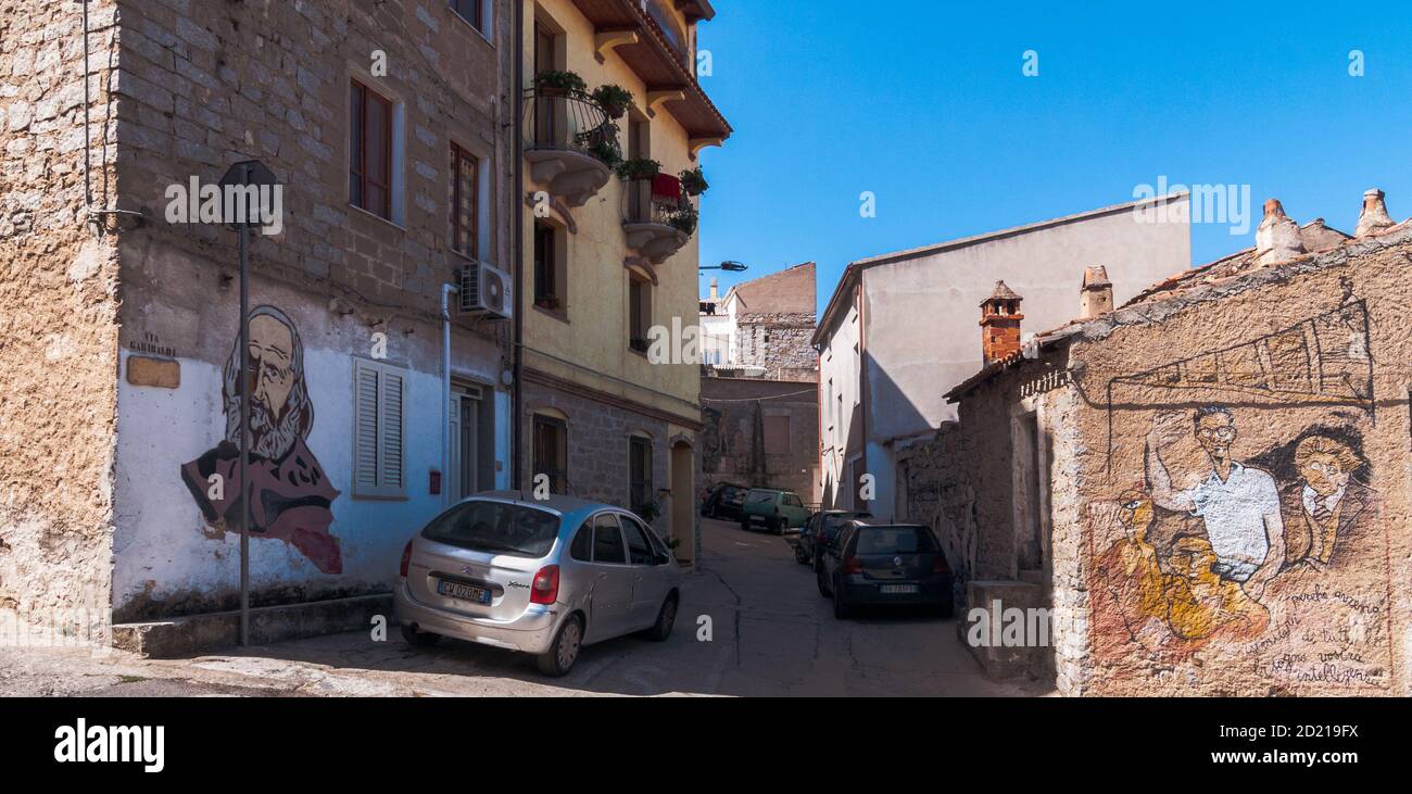 ORGOSOLO - ITALY - 15 AGOSTO 2020: Murales in Orgosolo Italy Since ...