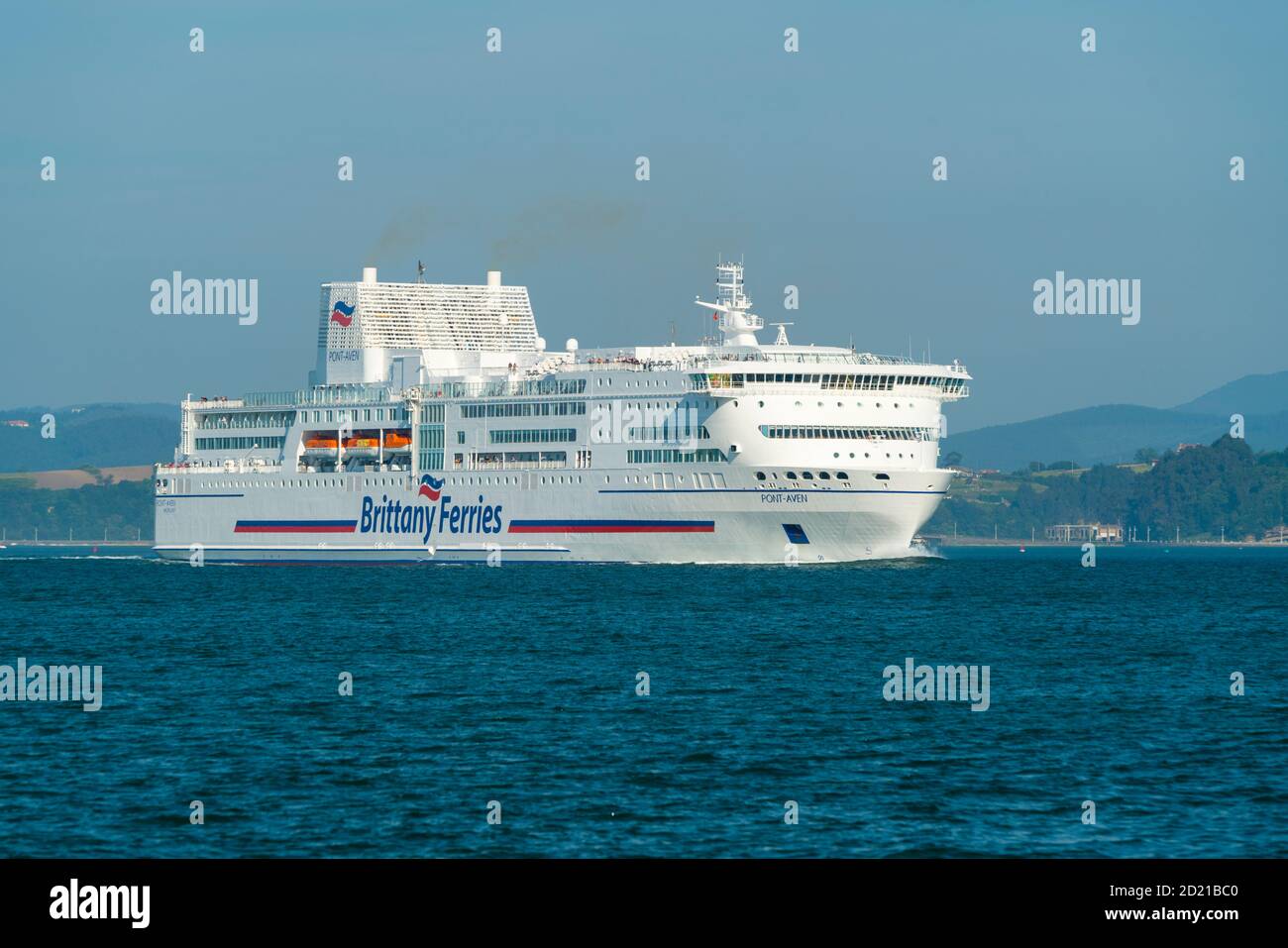 Ferry, Santander Bay, Santander, Cantabria, Spain, Europe Stock Photo ...