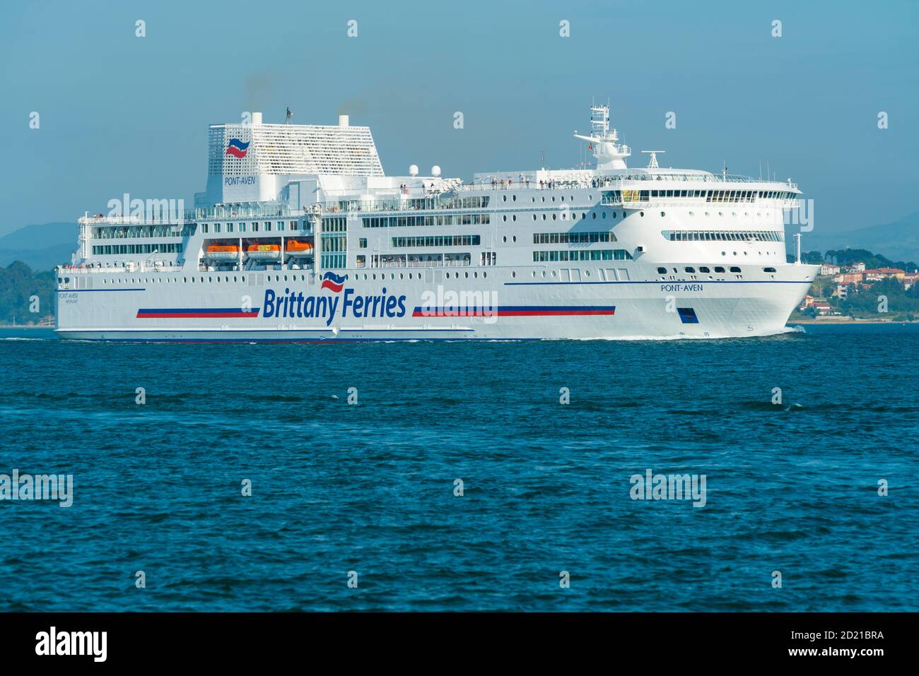 Ferry, Santander Bay, Santander, Cantabria, Spain, Europe Stock Photo ...
