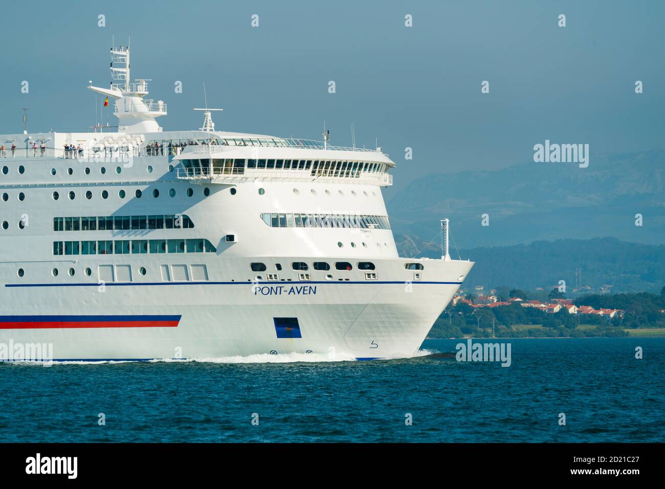 Ferry, Santander Bay, Santander, Cantabria, Spain, Europe Stock Photo ...