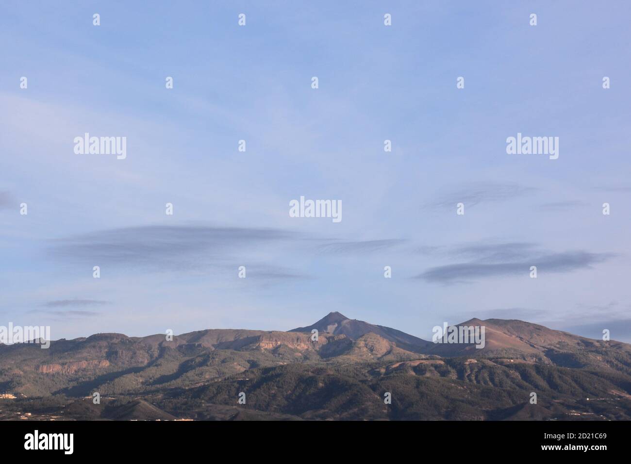 Volcan Basaltic Mountain Stock Photo - Alamy