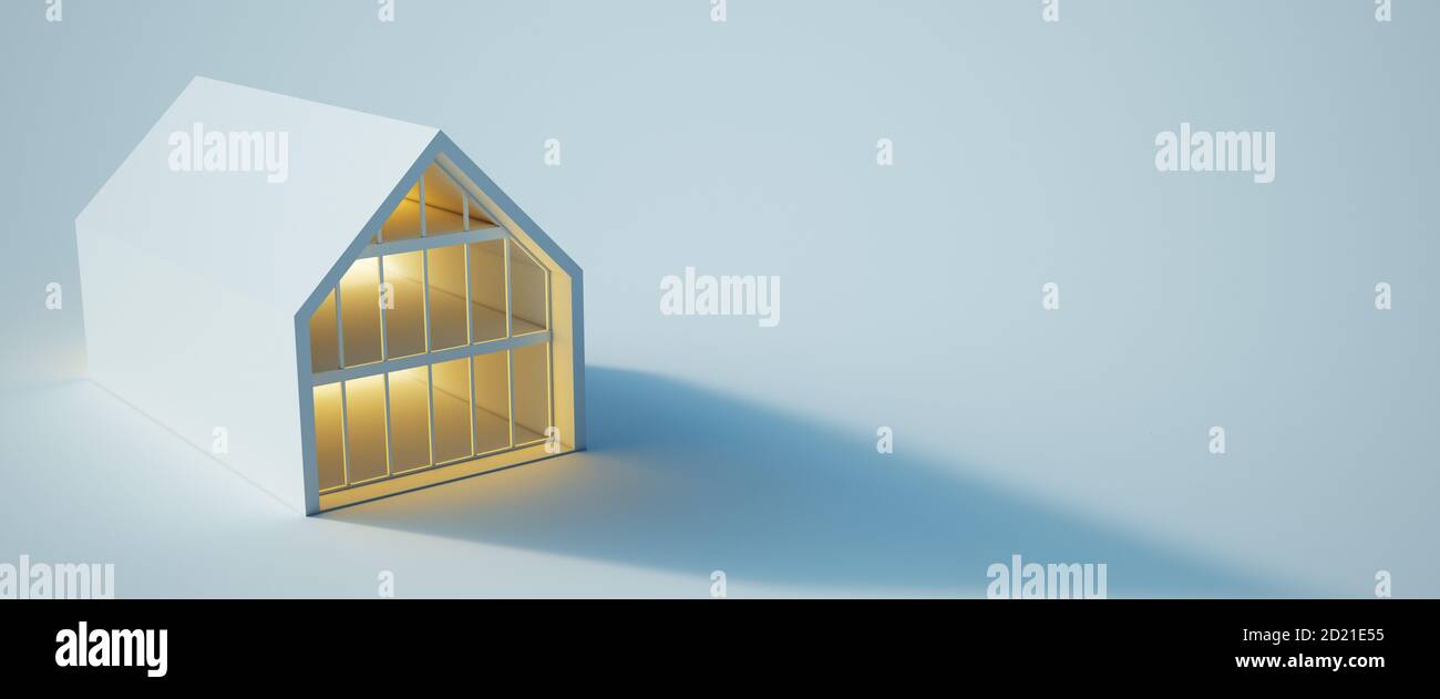 How to build a simple blue house hi-res stock photography and images ...