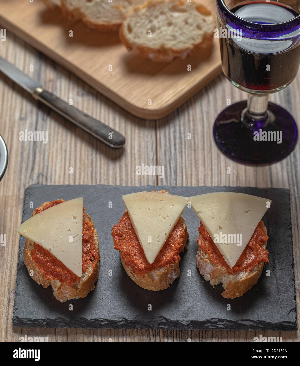 Typical Mediterranean meat spread prepared with pork and paprika Stock ...