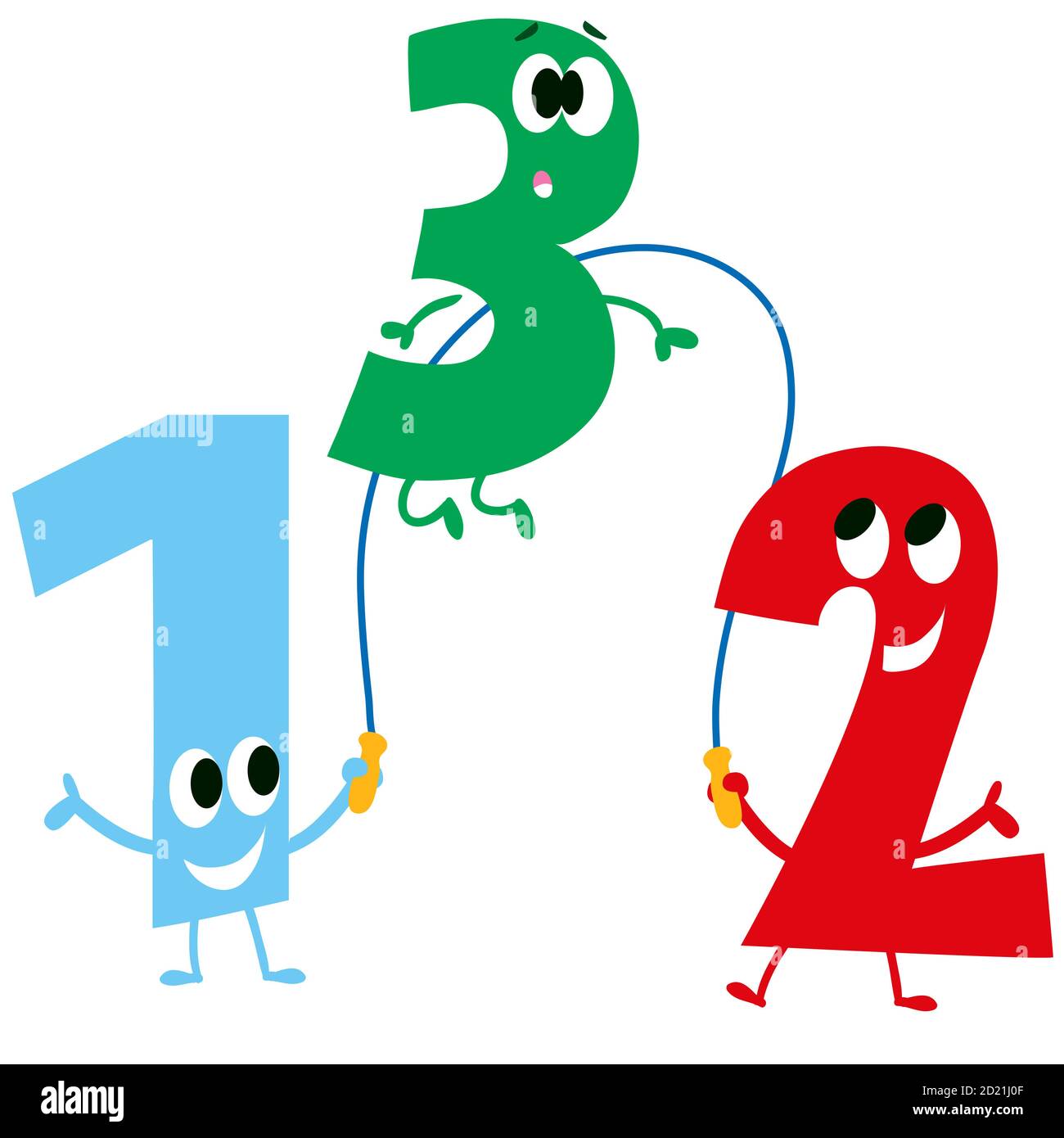 one two and three in game and calculation Stock Photo - Alamy