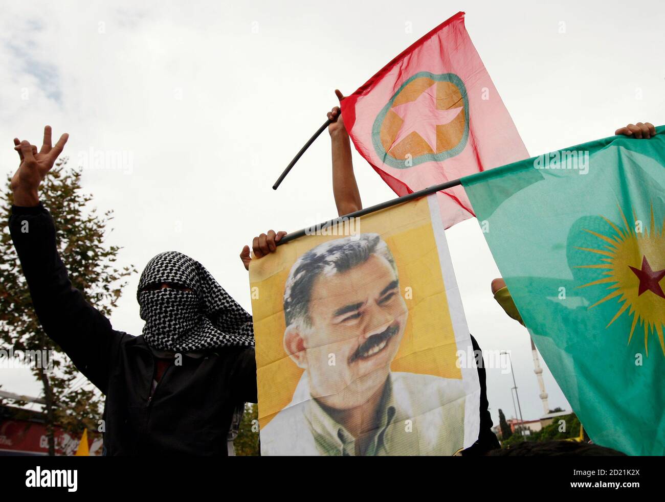 Abdullah ocalan demonstrators hi-res stock photography and images - Alamy