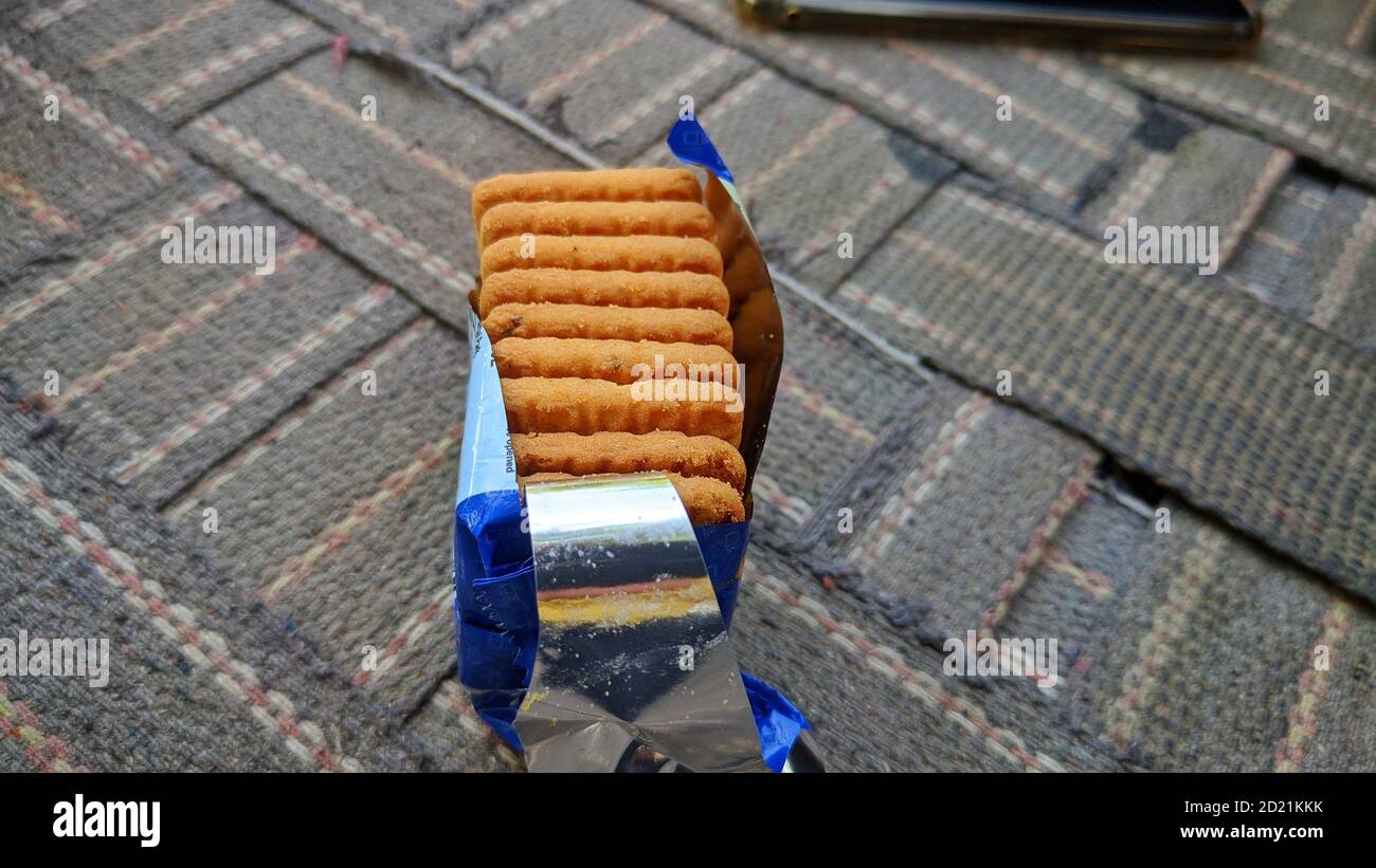 Packet Biscuits Open High Resolution Stock Photography and Images - Alamy