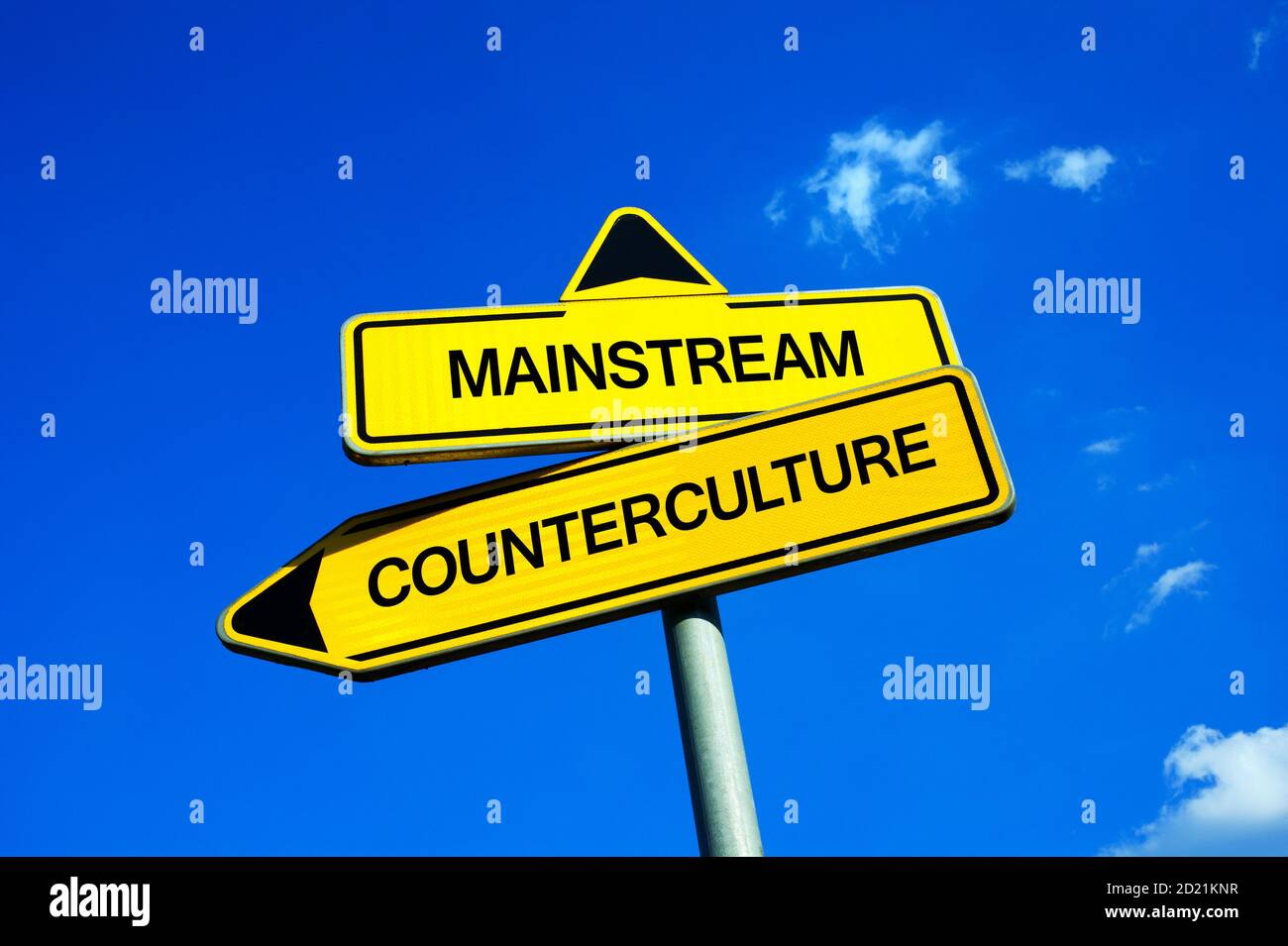 Alternative sign underground hi-res stock photography and images - Alamy