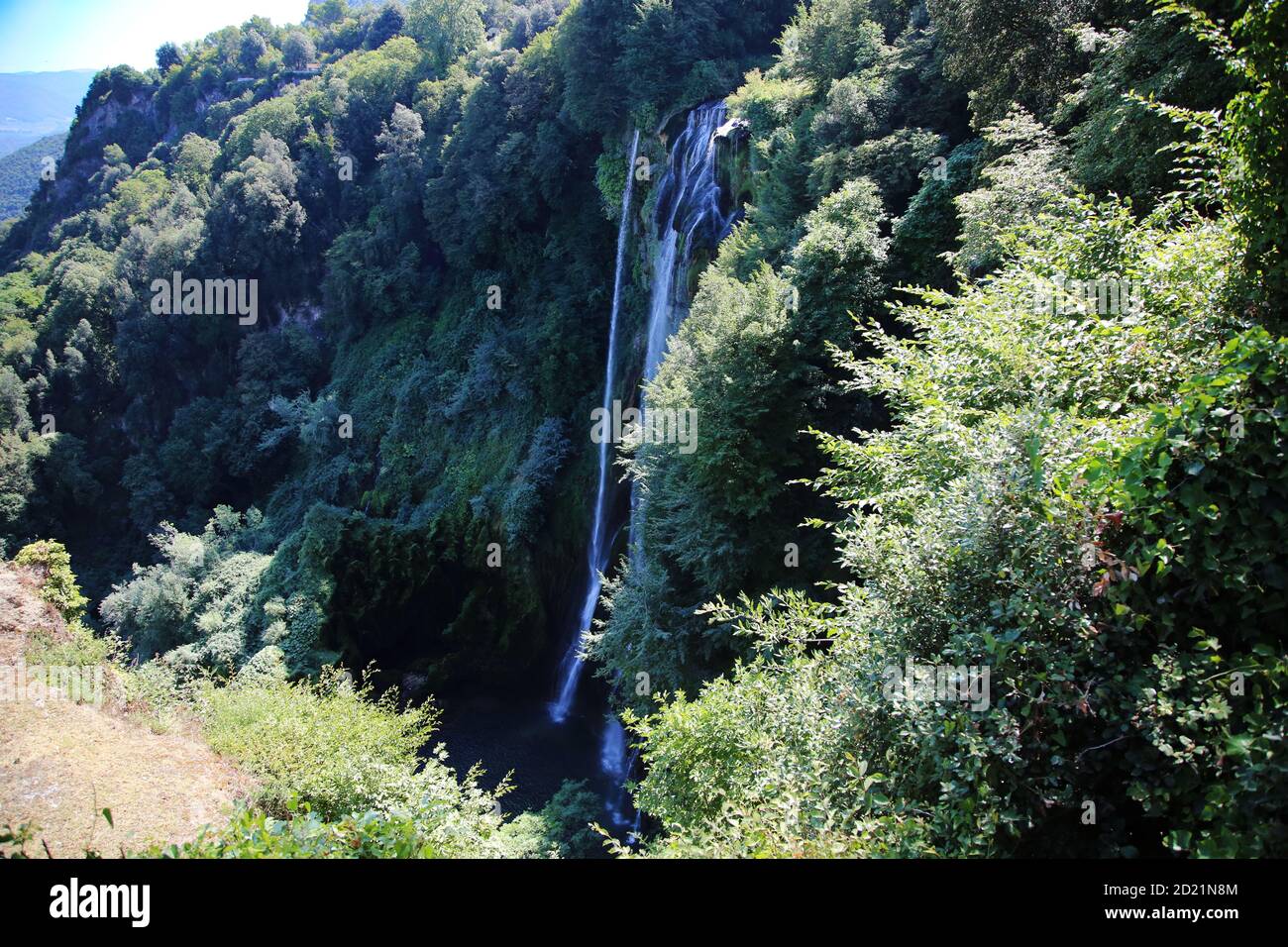 The splendid Marmore waterfalls in Italy Stock Photo - Alamy