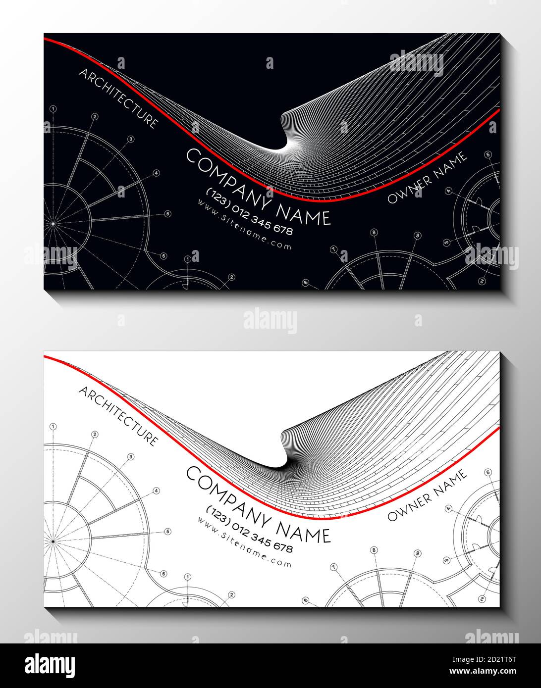 Modern architecture interior commercial Stock Vector Images - Alamy