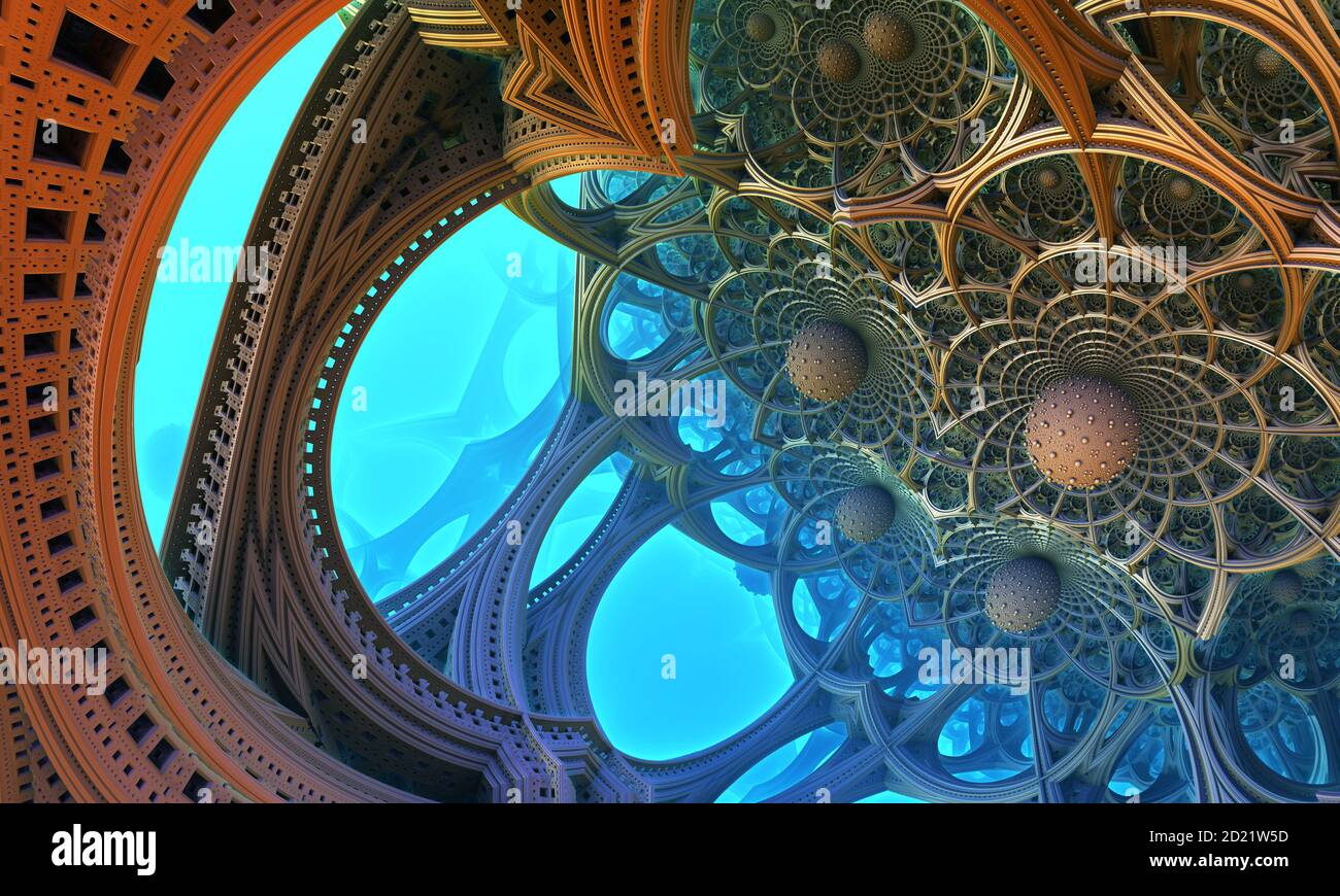 Abstract background, fantastic 3D structures Stock Photo - Alamy