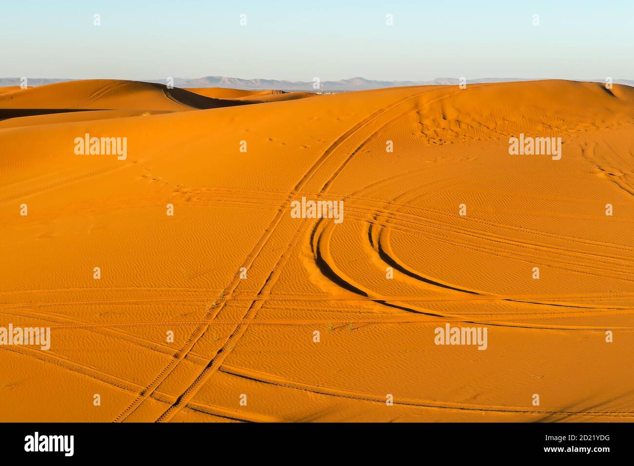landscape in sahara desert, photo as background Stock Photo - Alamy