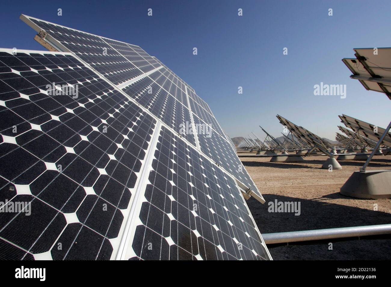 Nellis air force base solar panel hi-res stock photography and images ...